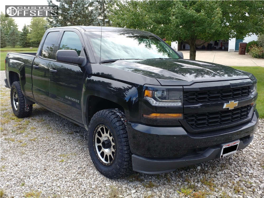 2016 Chevrolet Silverado 1500 with 18x9 18 Method NV and 275/65R18 ...