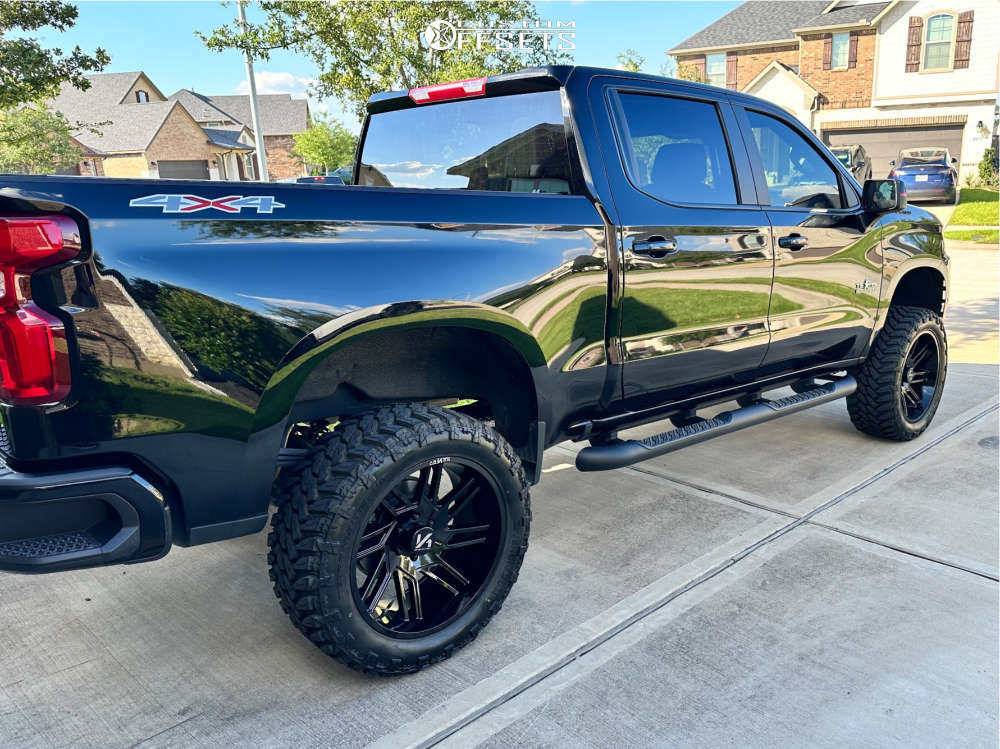 2022 Chevrolet Silverado 1500 LTD with 22x10 -25 ARKON OFF-ROAD Davinci ...