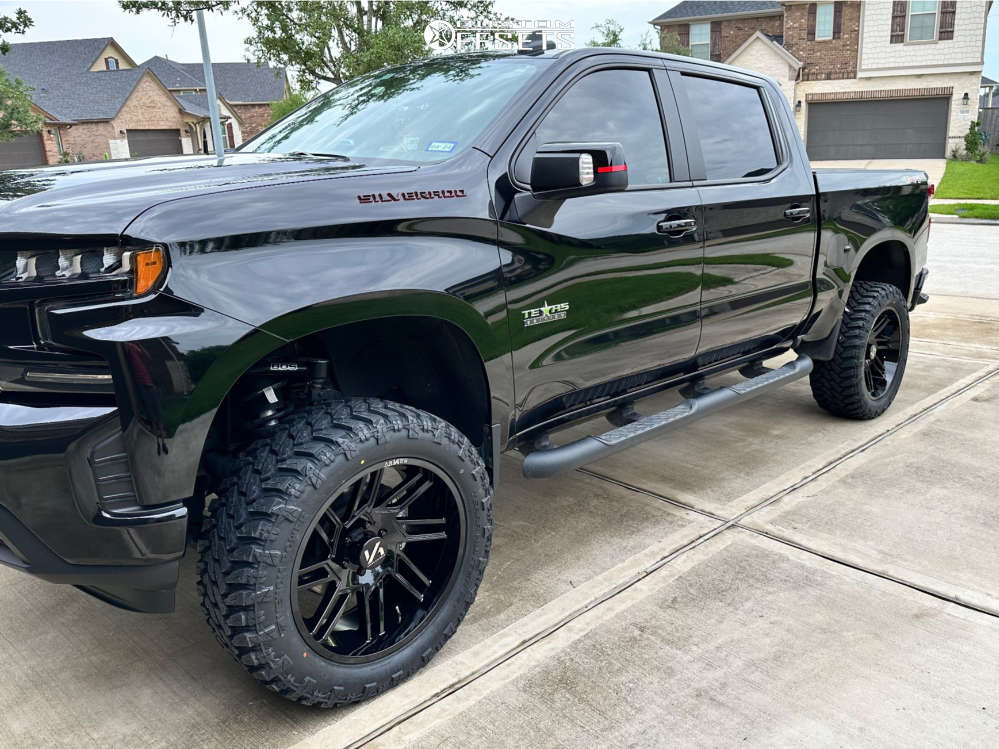 2022 Chevrolet Silverado 1500 LTD with 22x10 -25 ARKON OFF-ROAD Davinci ...