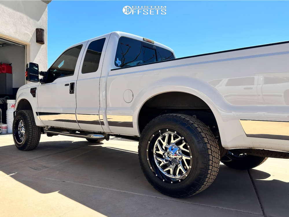 2008 Ford F-250 Super Duty with 20x10 -19 Fuel Triton and 275/65R20 ...