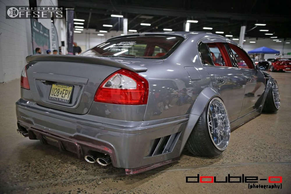 2003 INFINITI Q45 with 19x11 -57 SSR MS3 and 235/35R19 Delinte D7 ...