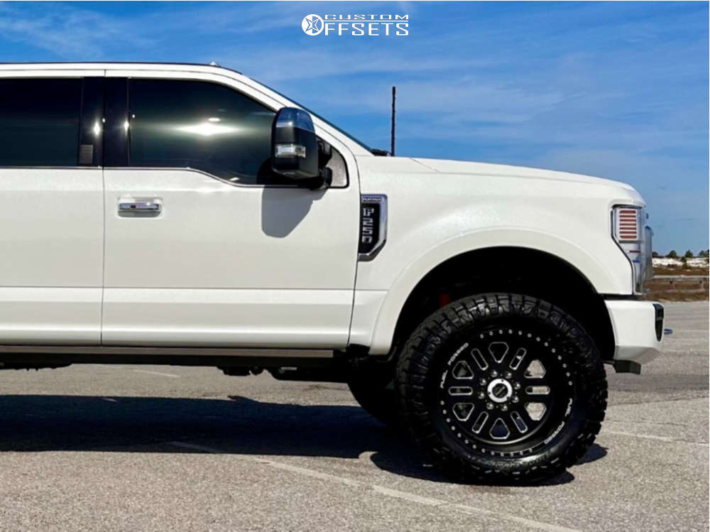 2022 Ford F-250 Super Duty with 22x10 -25 Fuel Forged Ff08 and 37/12 ...
