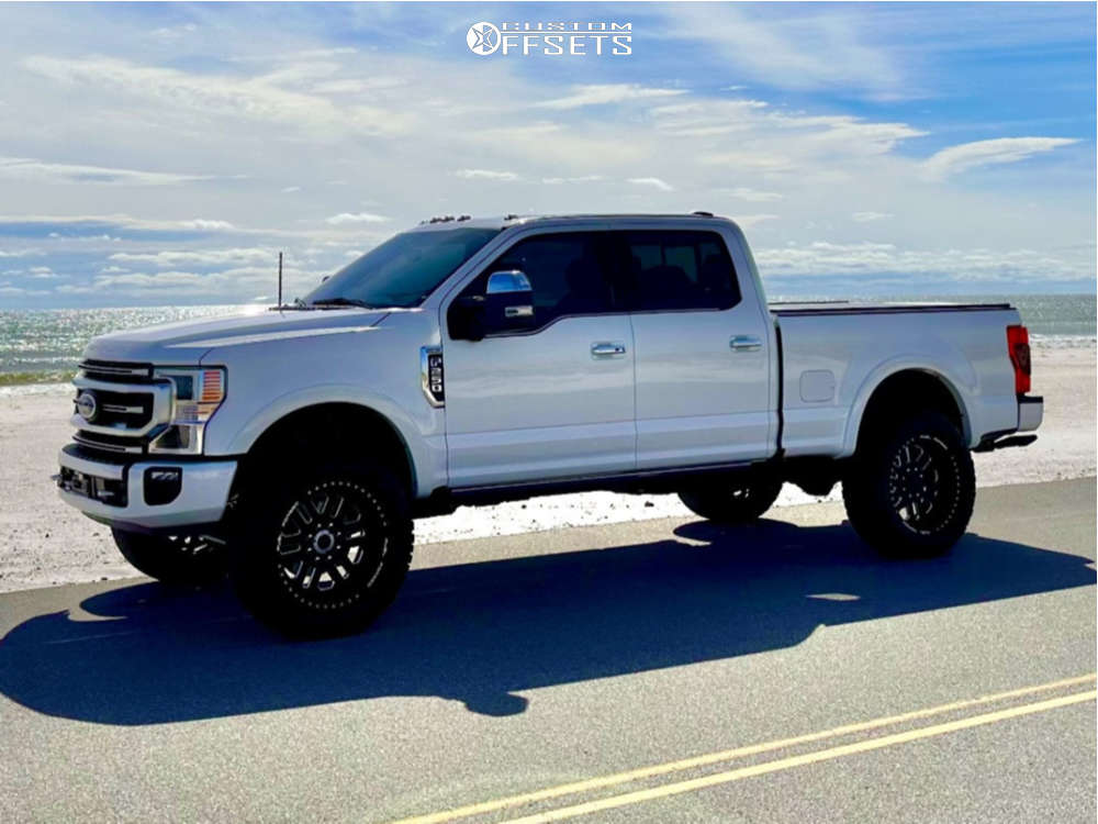 2022 Ford F-250 Super Duty with 22x10 -25 Fuel Forged Ff08 and 37/12 ...