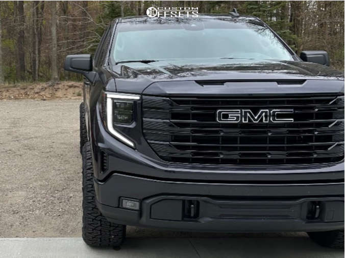 2022 GMC Sierra 1500 with 20x10 -19 Hardrock Crusher and 305/55R20 ...