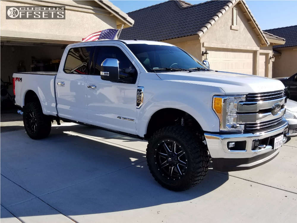 2017 Ford F-250 Super Duty with 20x9 1 Fuel Maverick D538 and 35/12 ...