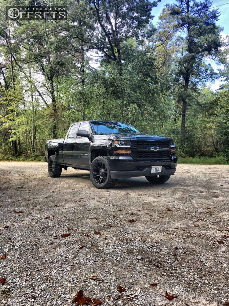 2016 Chevrolet Silverado 1500 with 20x9 1 Fuel Vapor and 285/55R20 Toyo ...