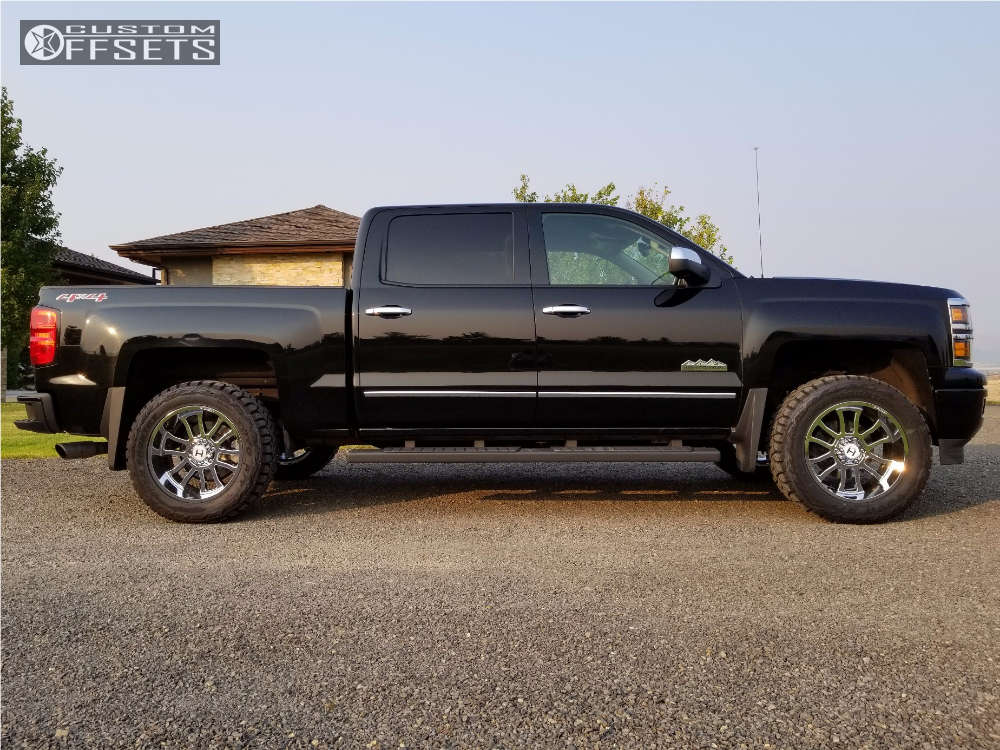 2014 Chevrolet Silverado 1500 with 20x10 -19 Hostile Gauntlet and 33/12 ...