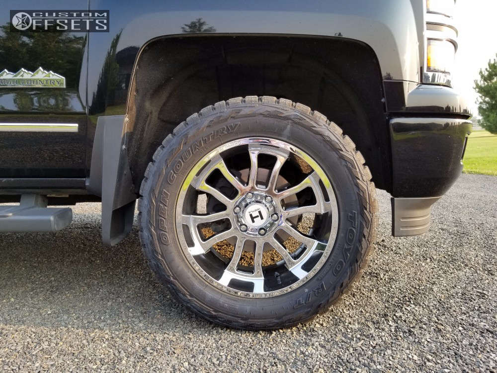 2014 Chevrolet Silverado 1500 with 20x10 -19 Hostile Gauntlet and 33/12 ...