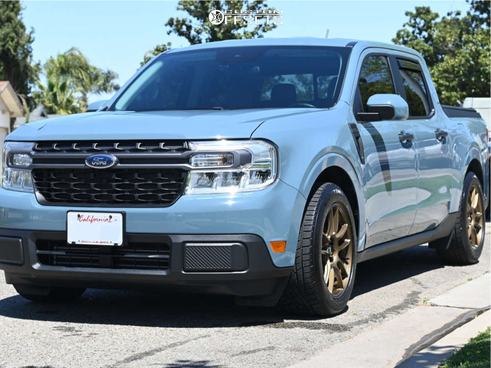 2022 Ford Maverick with 18x8.5 42 Konig Heliogram and 235/55R18 ...