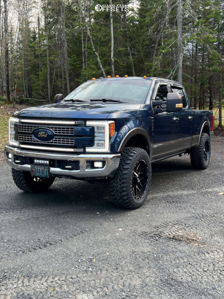 2017 Ford F-250 Super Duty with 22x10 -19 Hardrock Affliction and 37/12.5R22 Radar Renegade R7 ...