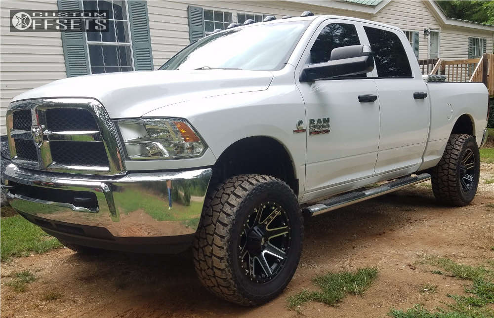 2015 Ram 2500 with 20x9 -12 Red Dirt Road Rd04 and 35/12.5R20 Mickey ...