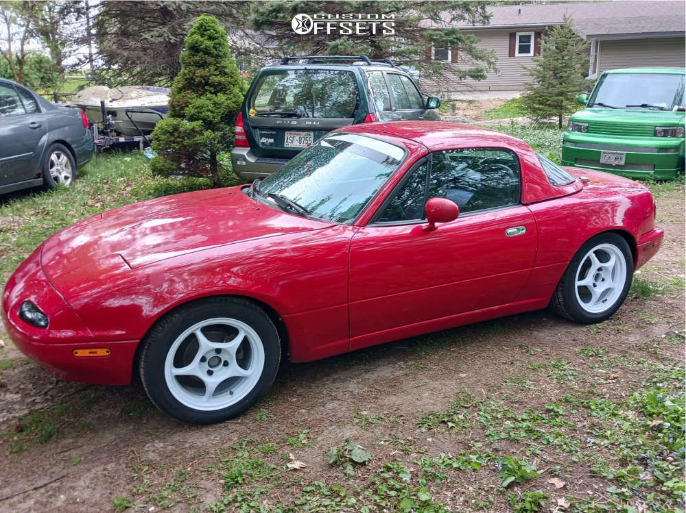 1990 Mazda Miata with 15x7 35 MST Mt46 and 205/50R15 Hankook Ventus V2 ...
