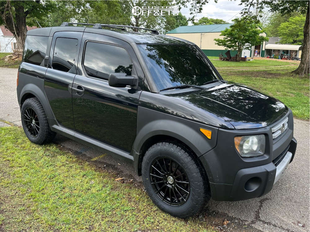 2008 Honda Element with 17x8 35 GMR Gmr-01 and 235/65R17 Toyo Tires ...