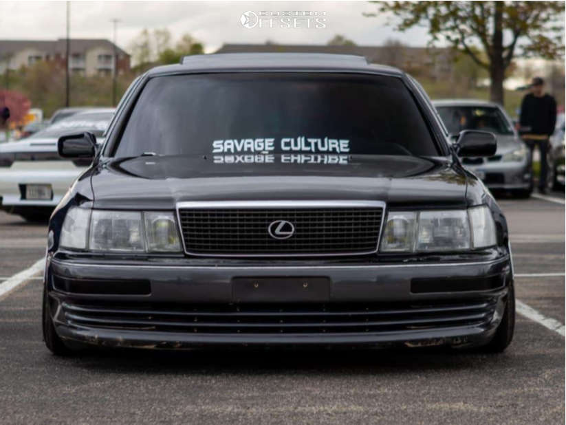 1991 Lexus LS400 with 18x9.5 30 Aodhan DS01 and 215/35R18 Accelera ...