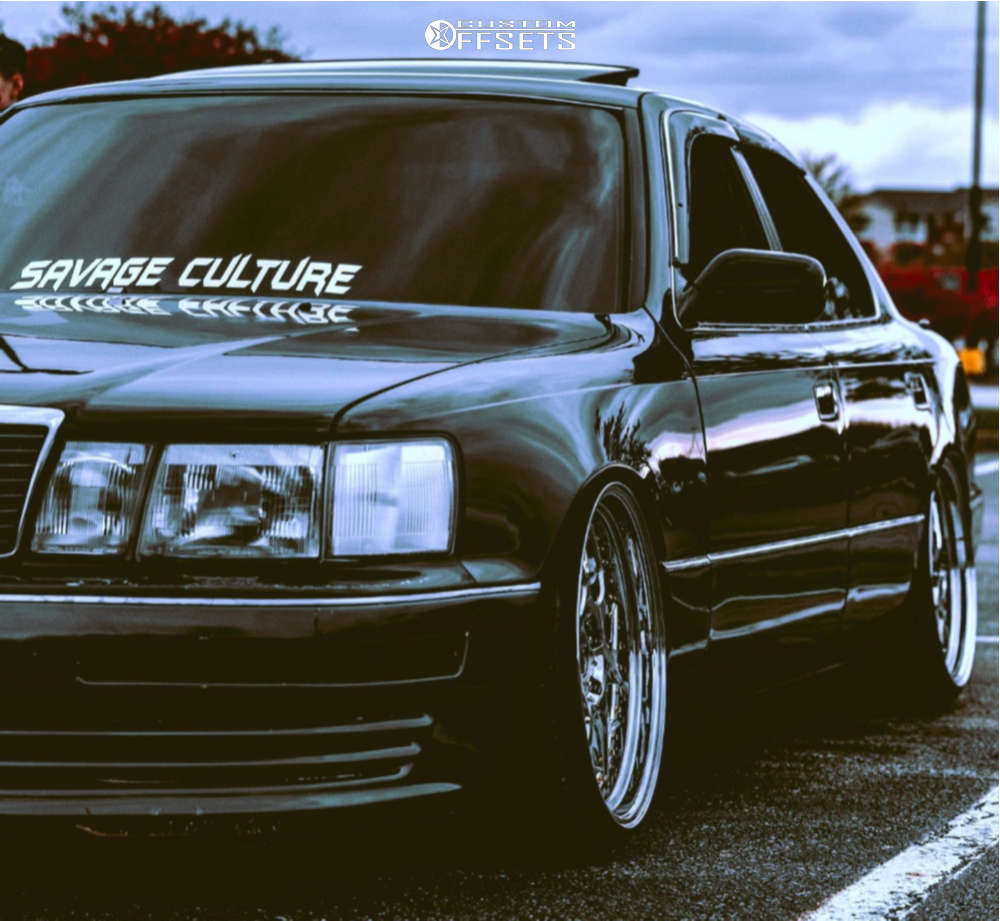 1991 Lexus LS400 with 18x9.5 30 Aodhan DS01 and 215/35R18 Accelera ...