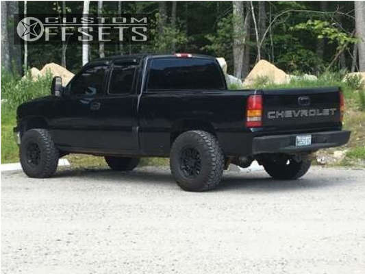 2002 Chevrolet Silverado 1500 with 16x8 0 Vision Warrior and 285/75R16 ...
