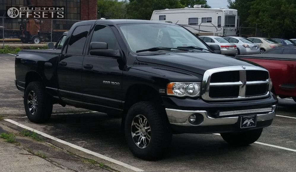 2003 Dodge Ram 1500 with 17x8.5 25 Vision Warrior and 285/70R17 Nitto ...