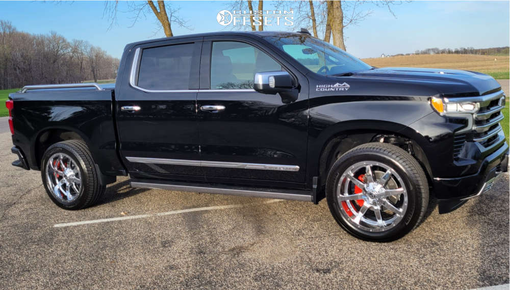 2023 Chevrolet Silverado 1500 with 22x10 10 Fuel 536 and 305/45R22 ...