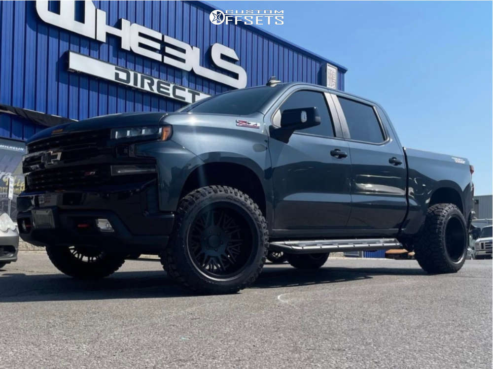 2019 Chevrolet Silverado 1500 with 20x12 -51 Cali Offroad Rawkon and 33 ...