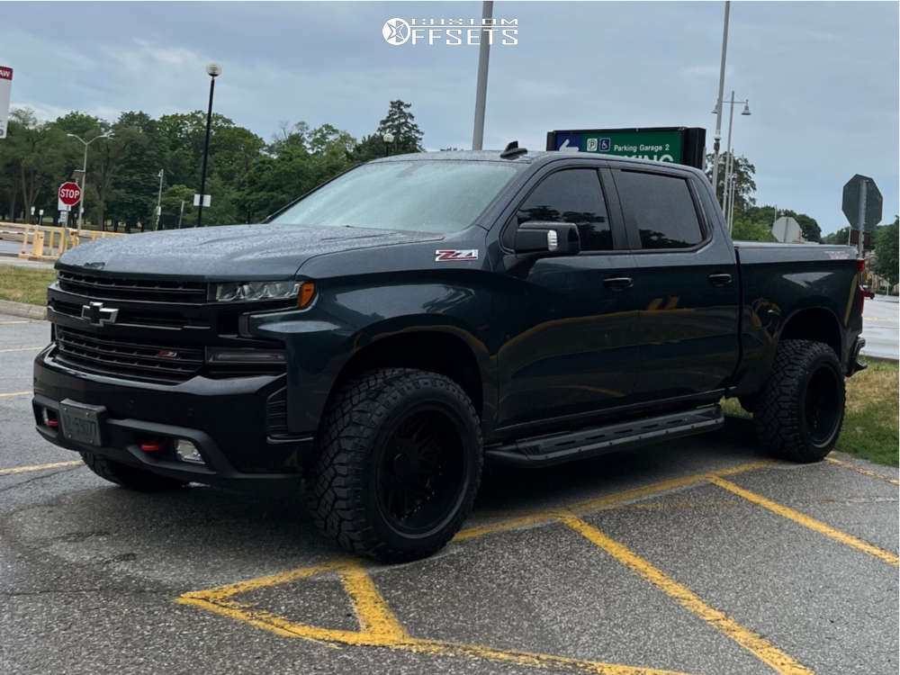 2019 Chevrolet Silverado 1500 with 20x12 -51 Cali Offroad Rawkon and 33 ...