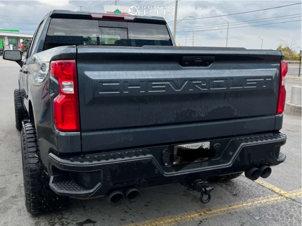 2019 Chevrolet Silverado 1500 with 20x12 -51 Cali Offroad Rawkon and 33 ...