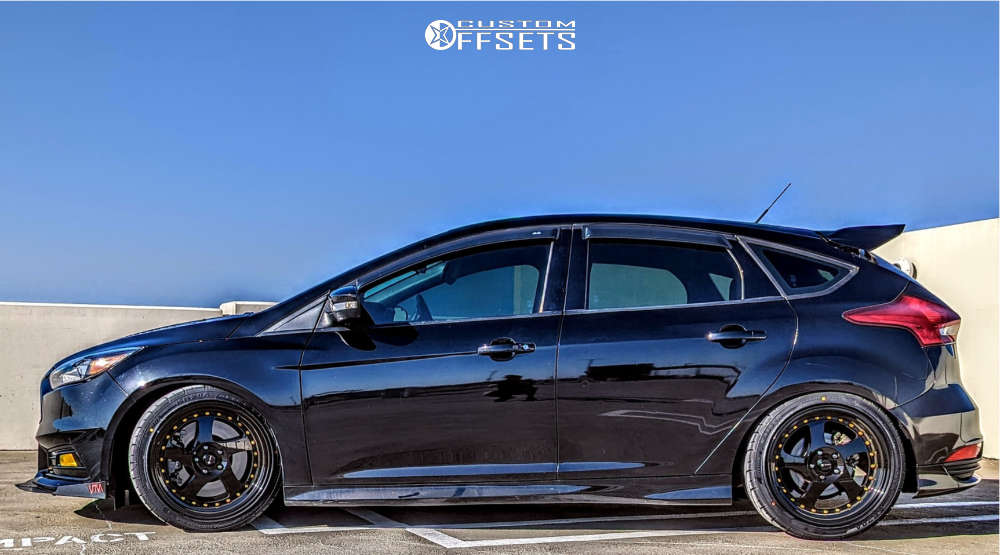 2017 Ford Focus with 18x8 35 Vors Vr2 and 235/40R18 Kenda Kaiser Kr20a ...