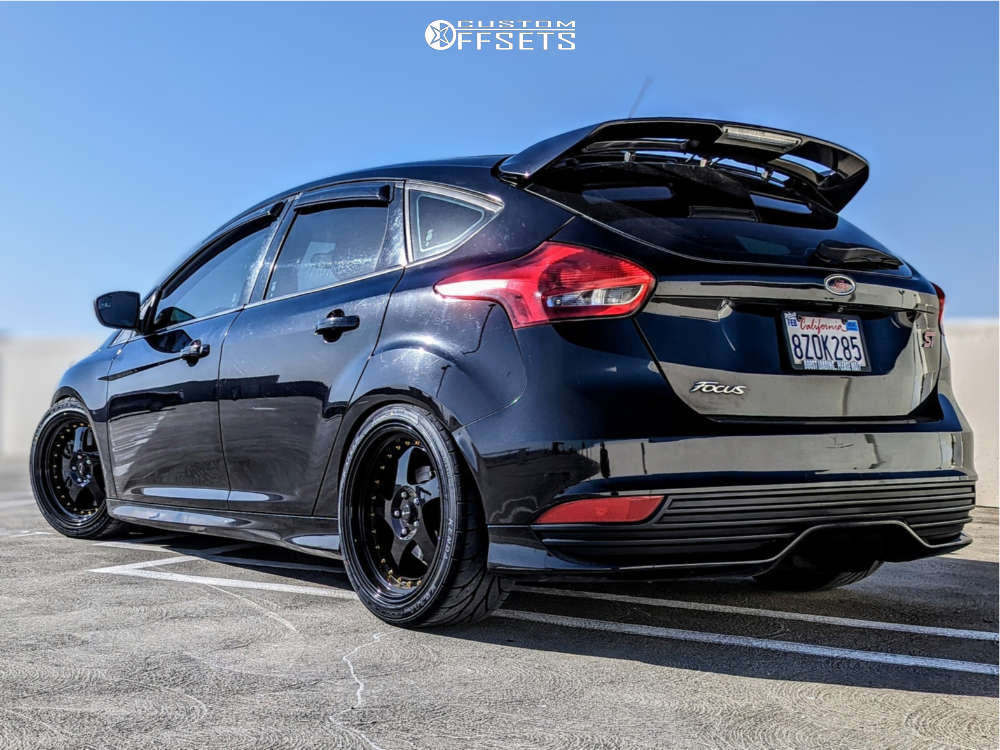 2017 Ford Focus with 18x8 35 Vors Vr2 and 235/40R18 Kenda Kaiser Kr20a ...