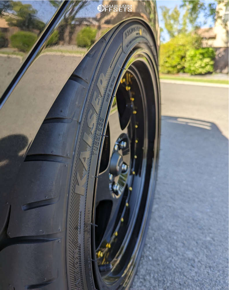 2017 Ford Focus with 18x8 35 Vors Vr2 and 235/40R18 Kenda Kaiser Kr20a ...