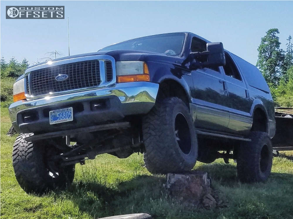 2001 Ford Excursion with 20x12 -44 Raceline Shift and 38/15.5R20 Toyo ...