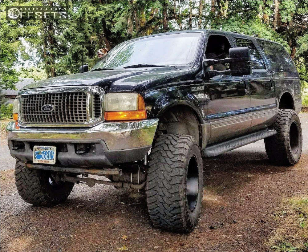 2001 Ford Excursion with 20x12 -44 Raceline Shift and 38/15.5R20 Toyo ...