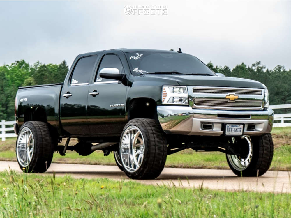 2013 Chevrolet Silverado 1500 with 26x14 -73 American Force Spirit Ss ...