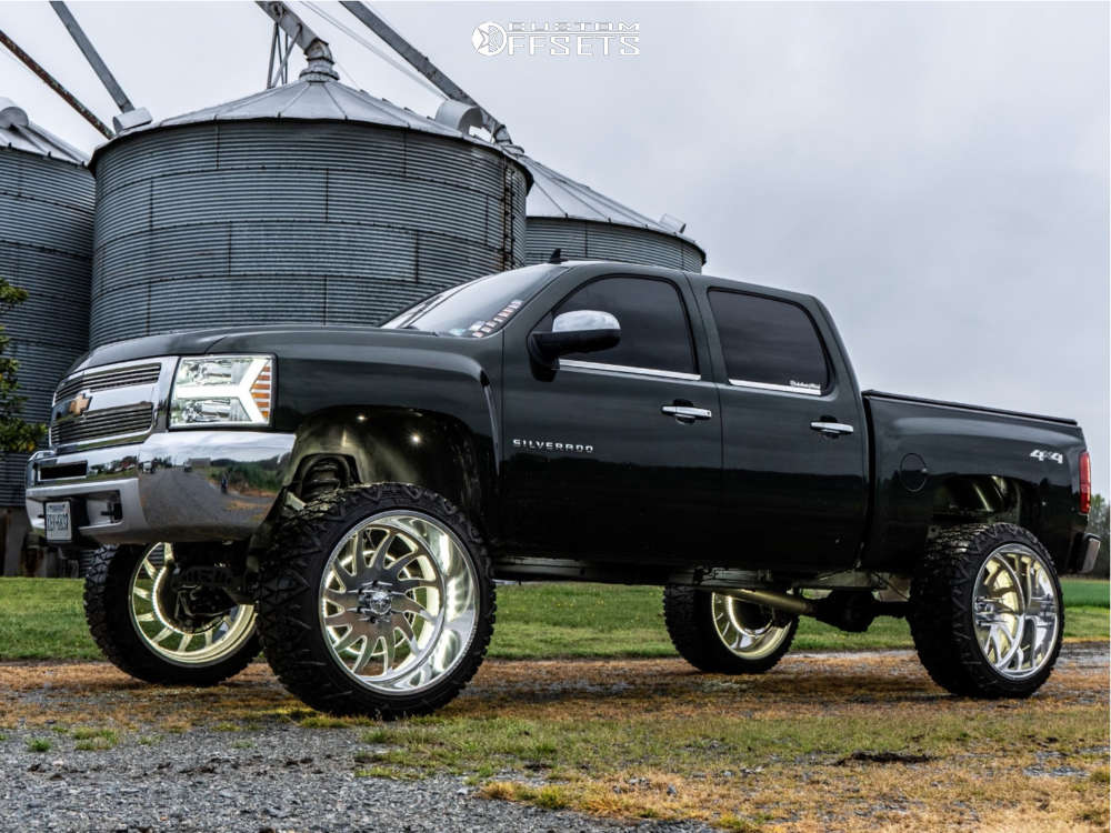 2013 Chevrolet Silverado 1500 with 26x14 -73 American Force Spirit Ss ...
