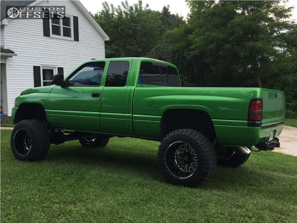 1998 Dodge Ram 2500 with 20x14 -73 American Force Addict SF and 35/13 ...