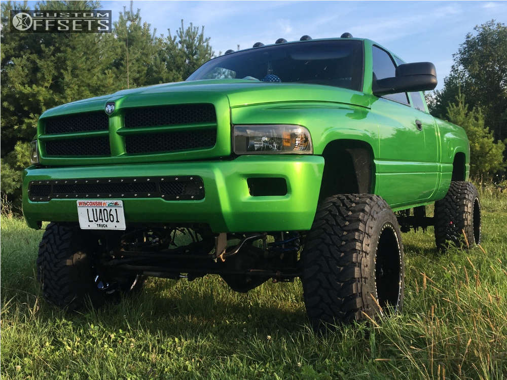 1998 Dodge Ram 2500 with 20x14 -73 American Force Addict SF and 35/13 ...