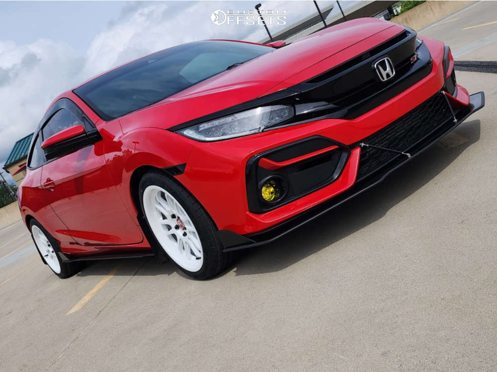 2020 Honda Civic with 18x8.5 35 Aodhan Ah07 and 235/40R18 Centennial ...