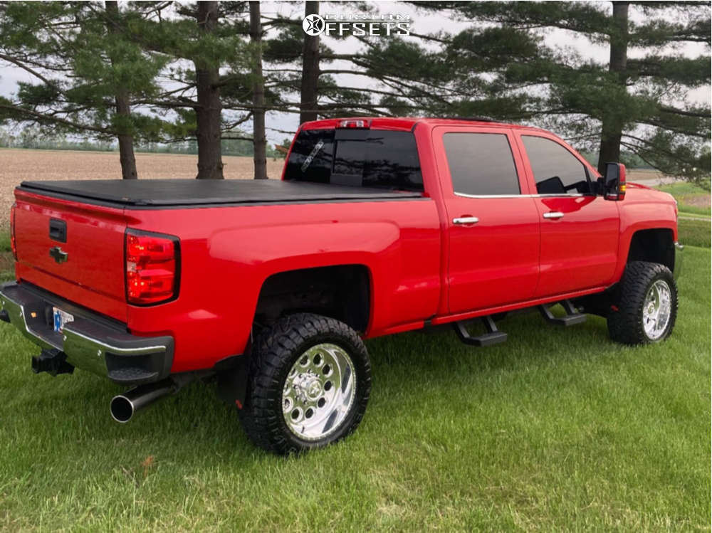 2016 Chevrolet Silverado 2500 HD with 20x10 -25 American Force Big Ten ...