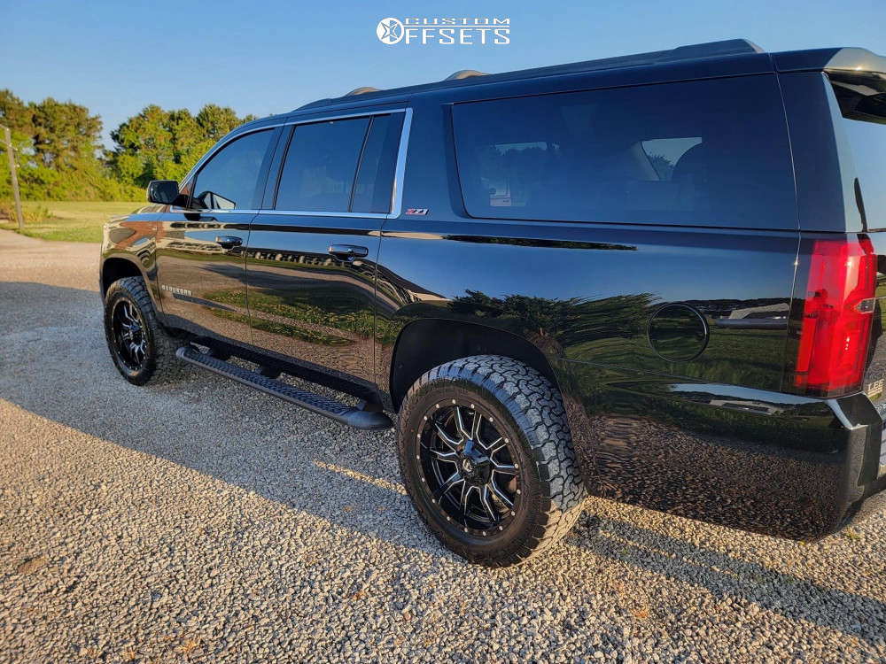 2019 Chevrolet Suburban with 20x9 1 Fuel Vandal and 33/12.5R20 AMP Pro ...