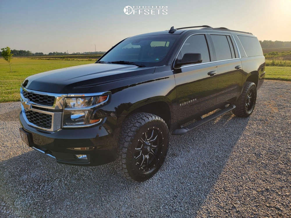 2019 Chevrolet Suburban with 20x9 1 Fuel Vandal and 33/12.5R20 AMP Pro ...
