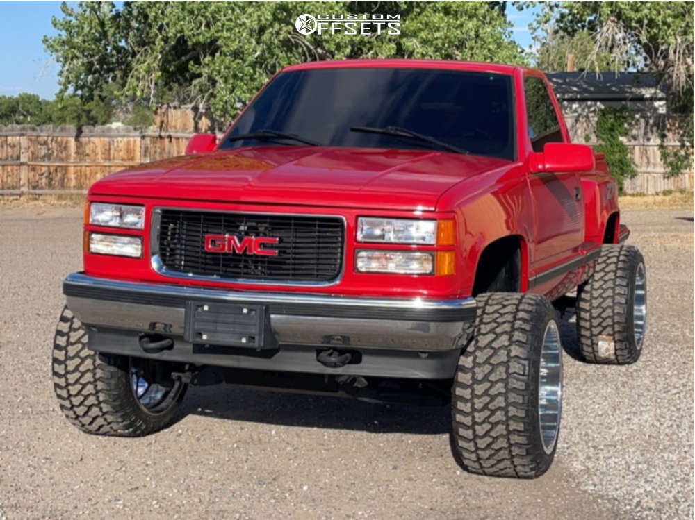 1998 GMC K1500 with 22x14 -76 KG1 Forged Veteran and 33/14.5R22 Fury ...