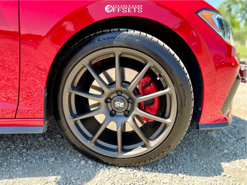 2019 Volkswagen Jetta with 19x8.5 45 Neuspeed Rse102 and 245/40R19 ...