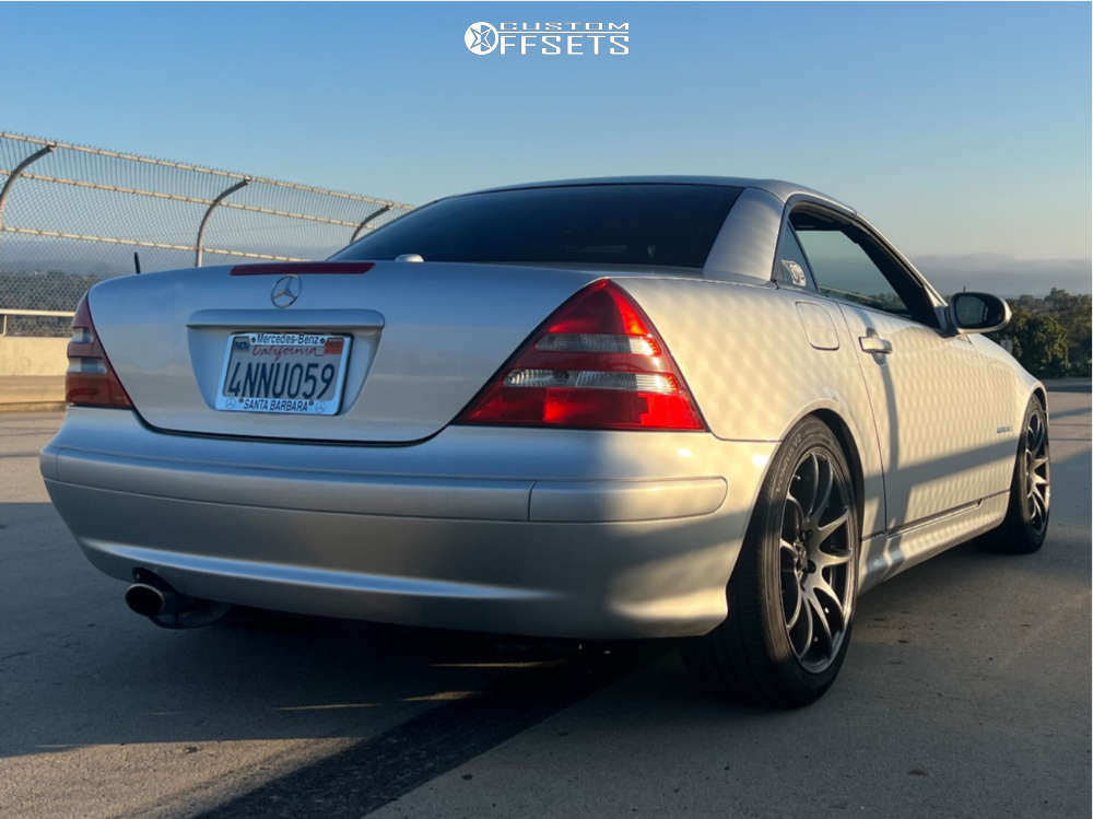 2001 Mercedes-Benz SLK230 with 17x8 35 Vors Tr4 and 225/45R17 Hankook ...