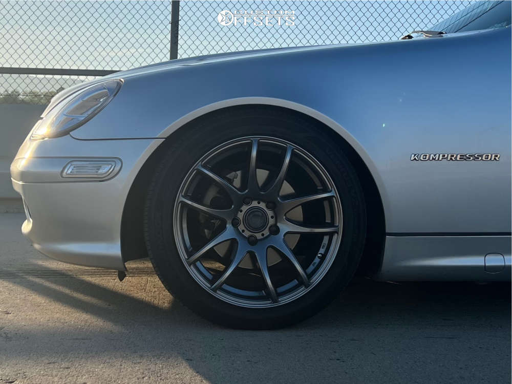2001 Mercedes-Benz SLK230 with 17x8 35 Vors Tr4 and 225/45R17 Hankook ...