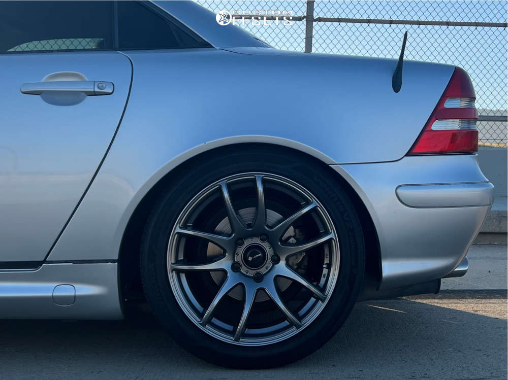 2001 Mercedes-Benz SLK230 with 17x8 35 Vors Tr4 and 225/45R17 Hankook ...