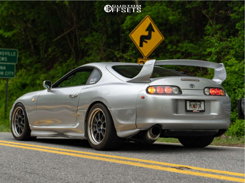 1994 Toyota Supra with 18x9.5 25 SSR Professor Sp5 and 275/35R18 Toyo ...