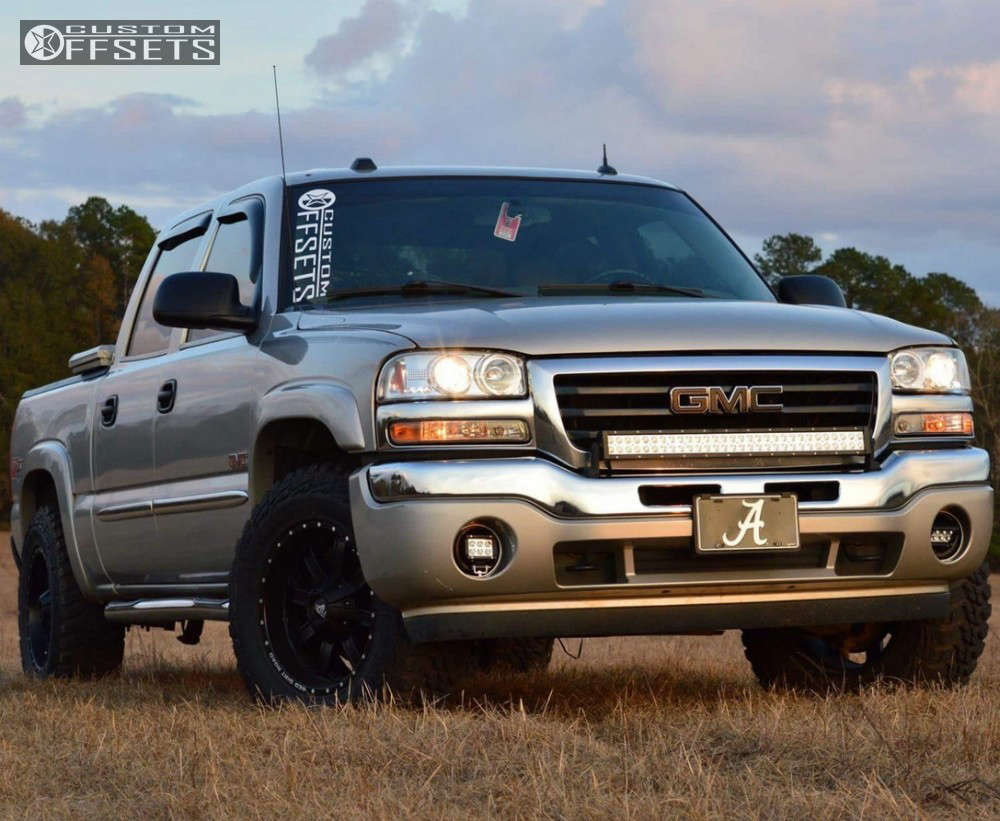 2005 GMC Sierra 1500 with 18x9 -12 Red Dirt Road Rd01 and 275/70R18 ...