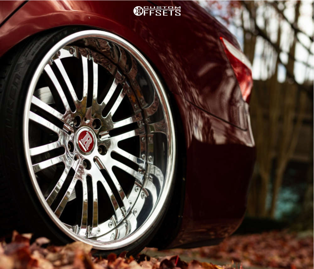 2007 Lexus LS460 with 20x10.5 3 Work Rezax Premium and 245/35R20 Falken ...