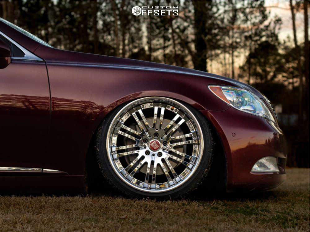 2007 Lexus LS460 with 20x10.5 3 Work Rezax Premium and 245/35R20 Falken ...