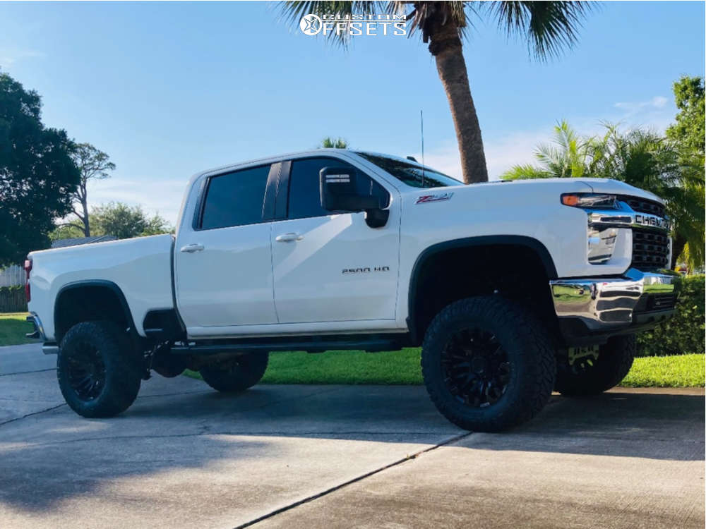 2020 Chevrolet Silverado 2500 HD with 20x10 -18 Fuel Quake and 37/12 ...