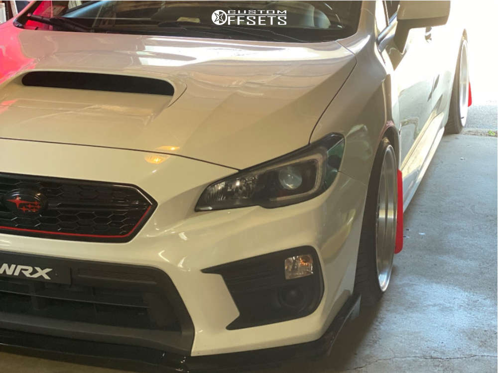 2018 Subaru WRX with 19x9.5 35 Vors Vr8 and 225/30R19 Federal 595 RS-RR ...