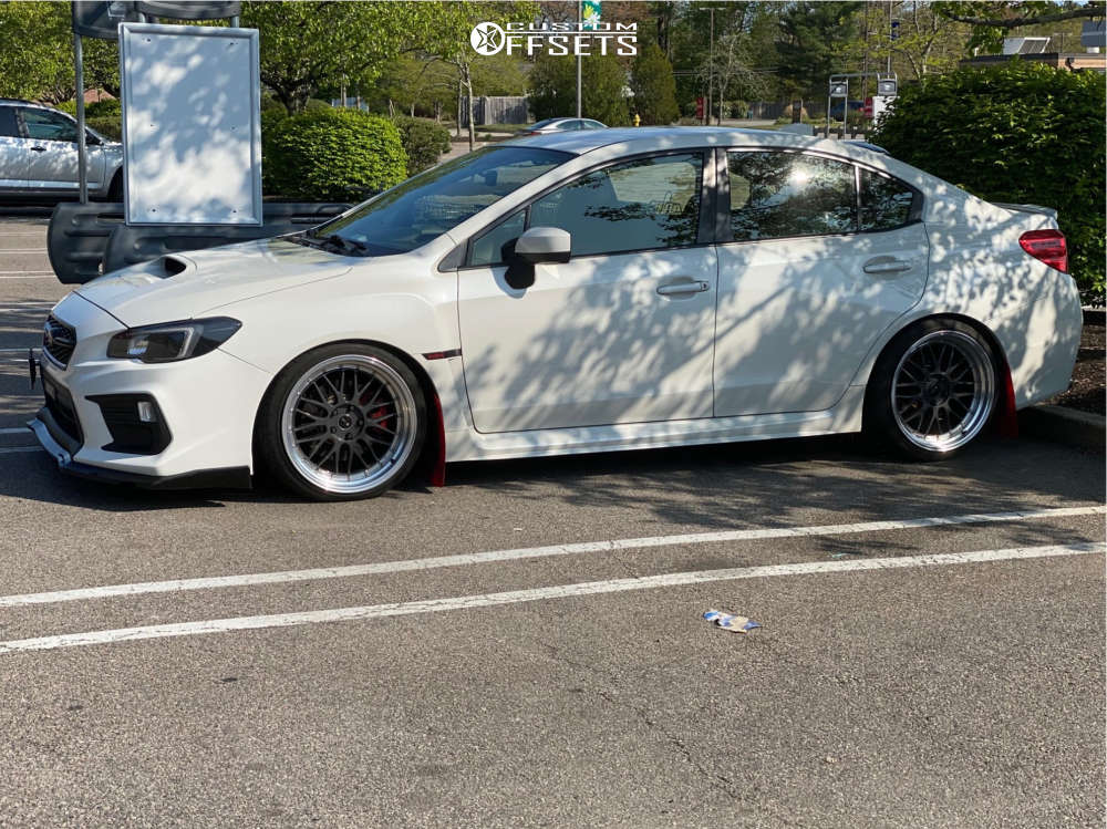 2018 Subaru WRX with 19x9.5 35 Vors Vr8 and 225/30R19 Federal 595 RS-RR ...